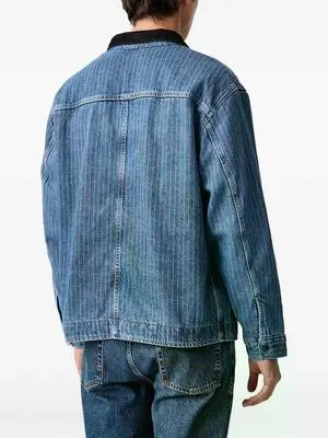 LEVI'S Munroe Pinstripe Corduroy-collar Trucker Jacket