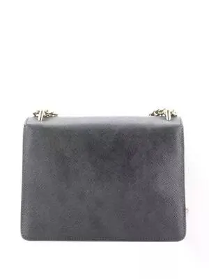 Prada Envelope Flap Chain Shoulder Bag Saffiano Leather Small Crossbody Bag