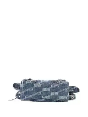 Balenciaga Neo Cagole City Bag Bb Denim Xs Shoulder Bag