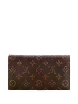LOUIS VUITTON Vintage Sarah Wallet Monogram Canvas Small Wallets - Brown