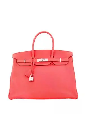 Hermès Birkin Handbag Rose Jaipur Togo With Palladium Hardware 35 Tote Bag Pink