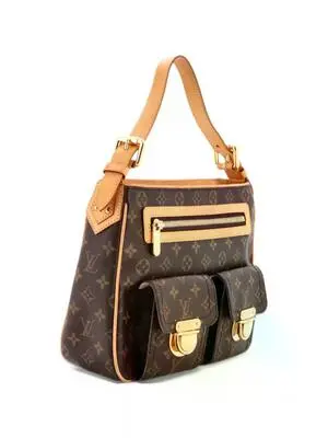 LOUIS VUITTON Hudson Handbag Monogram Canvas Gm Shoulder Bag - Brown