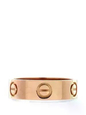 Cartier Love Band 18k Rose Gold Ring - Pink