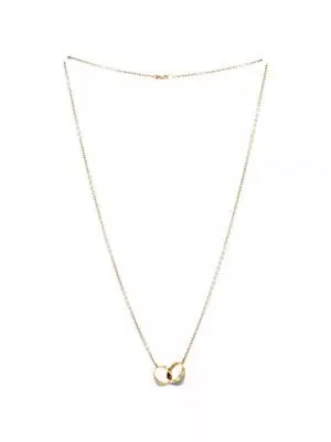 Cartier Love Interlocking 18k Yellow Necklace - Gold