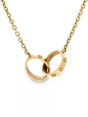Cartier Love Interlocking 18k Yellow Necklace