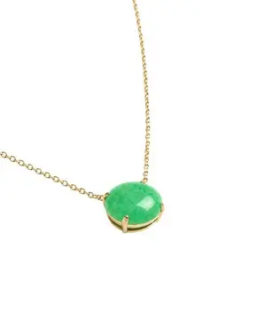 SEREE Atelier Orchard Jadeite Pendant Necklace