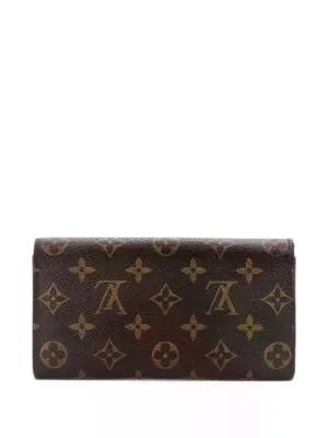 LOUIS VUITTON Vintage Sarah Wallet Monogram Canvas Small Wallets