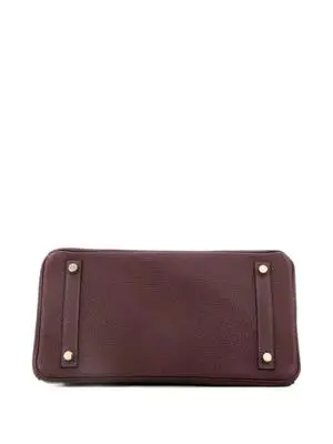 Hermès Birkin Handbag Havane Clemence With Gold Hardware 30 Tote Bag - Brown