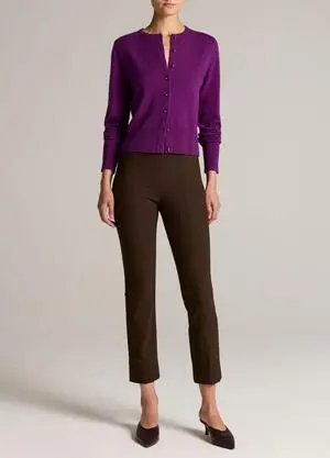 Vince Bobbi High-rise Stitch-seam Ponte Legging - Willow