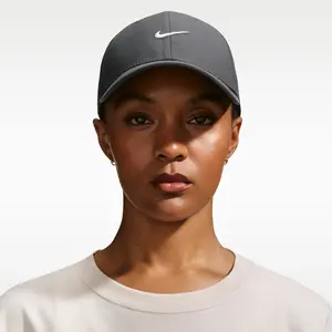 Nike Club Structured Swoosh Cap - Grey