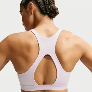 Nike Universa Medium-support Padded Sport Bra - Purple