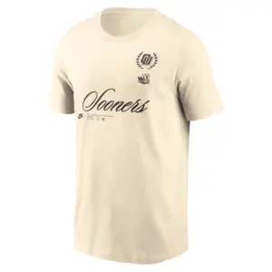 Nike Oklahoma Script College T-shirt - Brown
