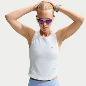 Nike Swift Dri-fit Seamless Running Tank Top - White