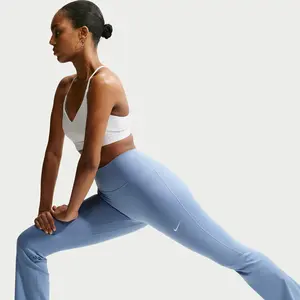 Nike One High-waisted Flared Leggings - Blue