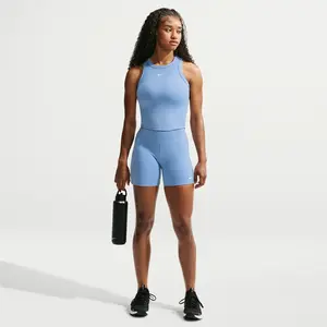 Nike One High-waisted 5" Biker Shorts - Blue