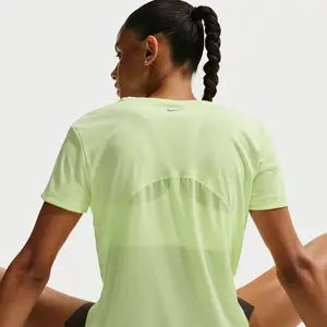 Nike Miler Short-sleeve Running Top - Yellow