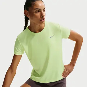Nike Miler Short-sleeve Running Top - Yellow
