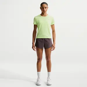 Nike Miler Short-sleeve Running Top - Yellow