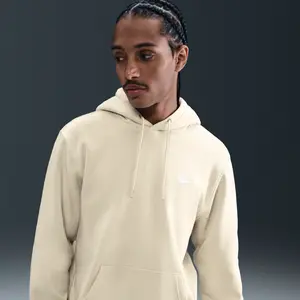 Nike Club Pullover Fleece Hoodie - Brown