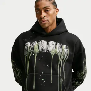 Nike Ja "halloween" Therma-fit Brushed Pullover Basketball Hoodie - Black