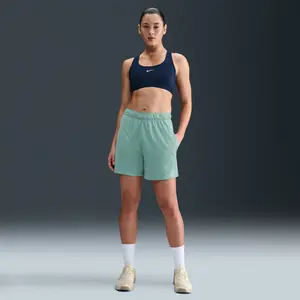 Nike Attack Dri-fit Fitness Mid-rise 5" Unlined Shorts - Green