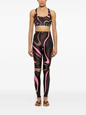 Emilio Pucci Printed Leggings - Multicolor