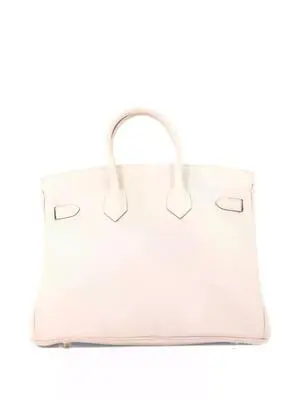 Hermès Birkin Handbag Craie Togo With Gold Hardware 25 Tote Bag
