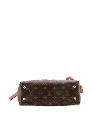 LOUIS VUITTON V Monogram Canvas And Leather Bb Tote Bag