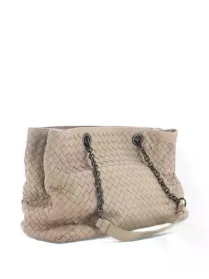 Bottega Veneta Double Chain Intrecciato Nappa Medium Tote Bag
