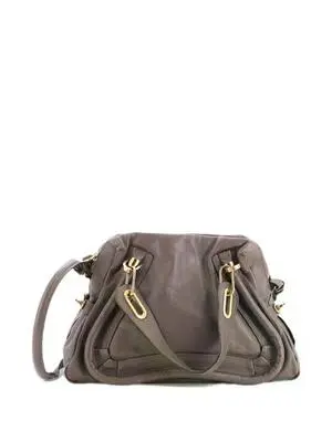 Chloé Paraty Top Handle Bag Leather Medium Satchel - Brown