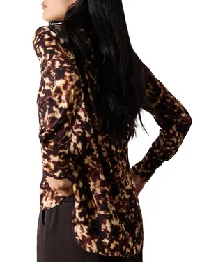 Whistles High Low Long Sleeve Shirt