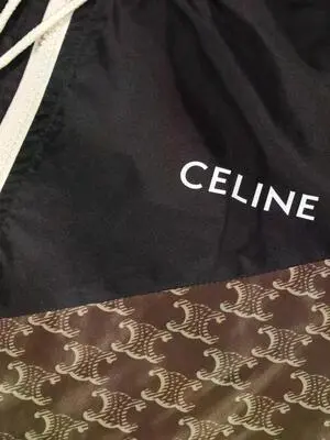 Celine 2010s Triomphe Monogram Parka