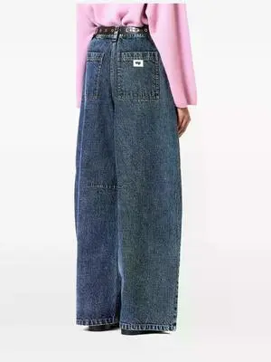 DHRUV KAPOOR Bead-embellished Barrel-leg Jeans