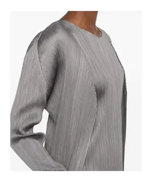 Issey Miyake Pleated Casual Jacket