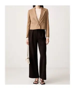 Marella Single-button Blazer With A Lapel Collar