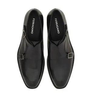 FERRAGAMO Double Monkstrap