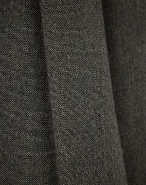 Emporio Armani Tailored Trousers In Wool Blend With Herringbone Pattern