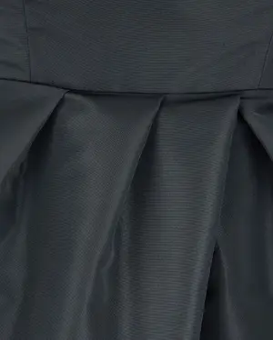 Emporio Armani Draped Strapless Dress