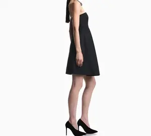 Emporio Armani Draped Strapless Dress