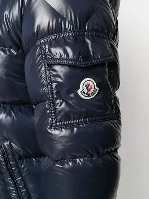 Moncler Logo Hooded Down Jacket