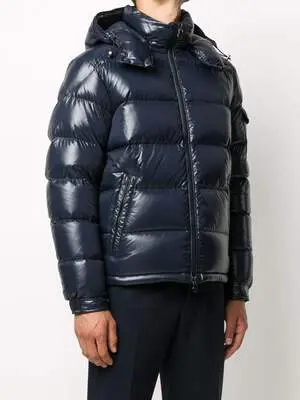Moncler Logo Hooded Down Jacket