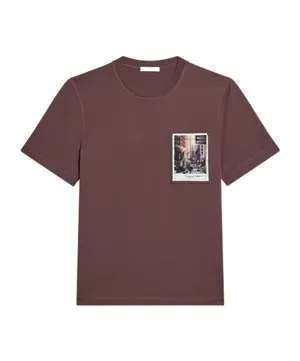 Helmut Lang Postcard T-shirt - Brick