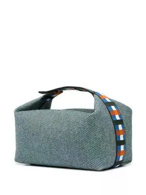 Hermès 2021-2026 Large Wool Bride A Brac Au Carre Case Vanity Bag