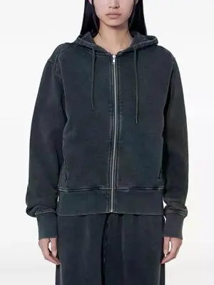 ENTIRE STUDIOS Zip-up Ribbed-trim Hoodie