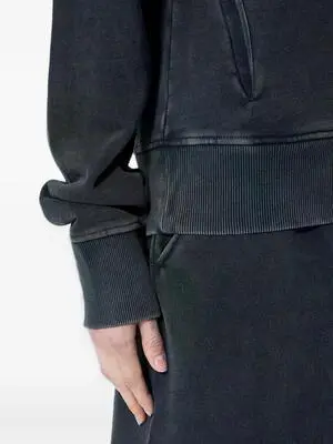 ENTIRE STUDIOS Zip-up Ribbed-trim Hoodie