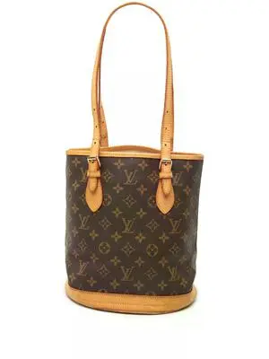 LOUIS VUITTON 1998 Monogram Petit Bucket Bag