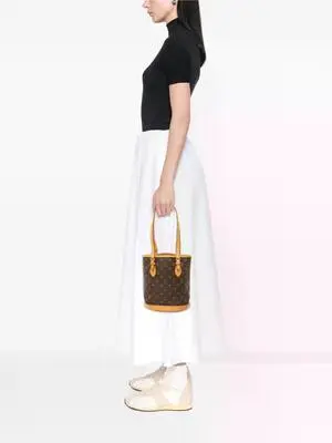 LOUIS VUITTON 1998 Monogram Petit Bucket Bag