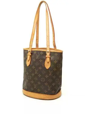 LOUIS VUITTON 1998 Monogram Petit Bucket Bag