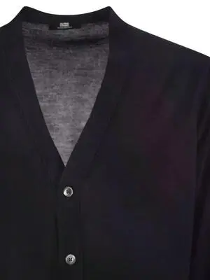 Alpha Studio V-neck Merino Wool Cardigan