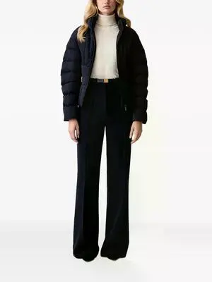 Elisabetta Franchi Quilted Corset-style Down Jacket
